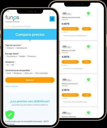 Comparador de precios de funerarias - Funos - España